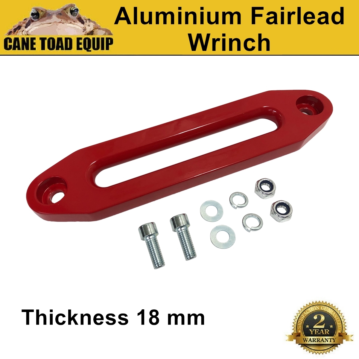 Price Special! Winch Fairlead Red Aluminium Hawse Synthetic Dyneema ...